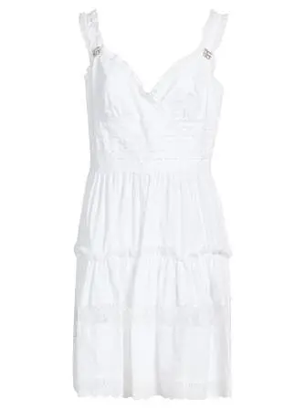 Dolce & Gabbana Flared Mini Dress - White