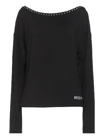 Patrizia Pepe T-shirt In Viscose And Elastane - Black
