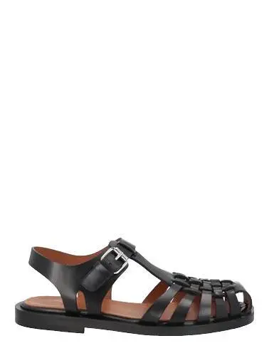 Marni Sandals In Soft Leather - Black