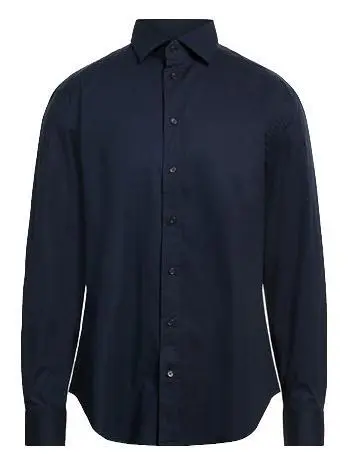 Emporio Armani Shirt Size Cotton, Elastane - Navy