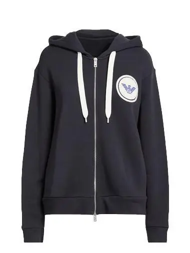 Emporio Armani Cotton French Terry Hoodie - Blue
