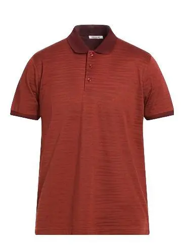 GIOFERRARI Polo Shirt Brick Size Cotton - Red