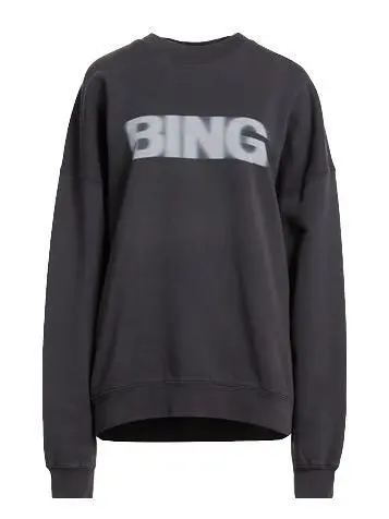 ANINE BING Cotton Fleece Sweatshirt - Grey