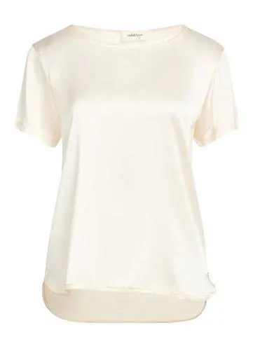 OTTOD'AME Satin Jersey Top - White