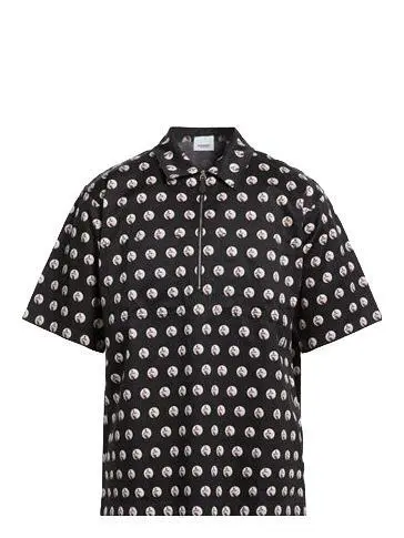 Burberry Polo Shirt Size Cotton, Calfskin - Black