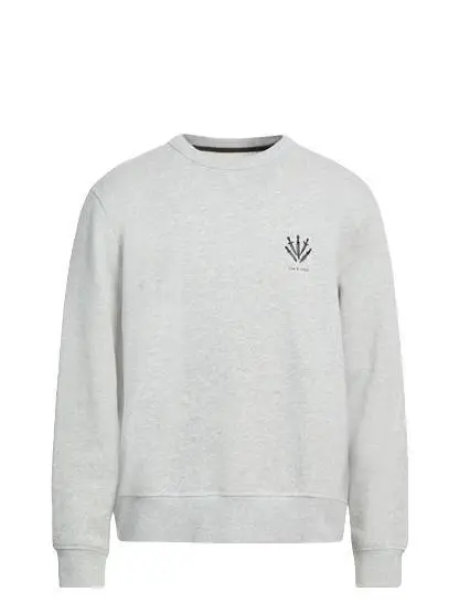 Rag & Bone Light Cotton French Terry Sweatshirt - Grey