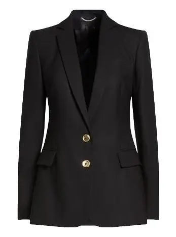 PT TORINO Virgin Wool Blend Single-breasted Blazer - Black