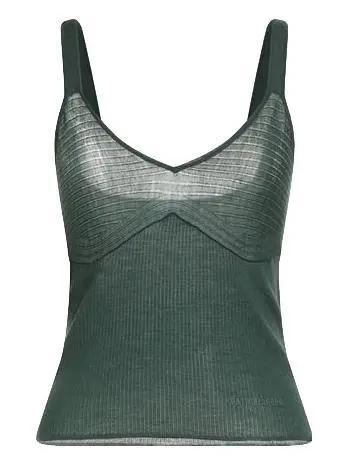 Patrizia Pepe Sleeveless Wool Top - Green