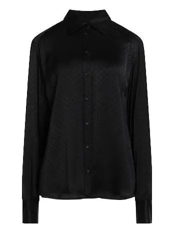 Dolce & Gabbana Satin Jacquard Polka-dot Shirt - Black