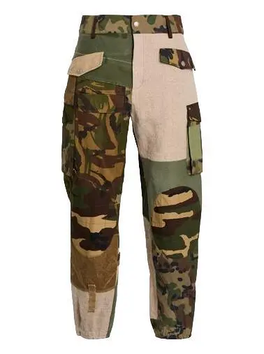 Dolce & Gabbana Pants Military Size Cotton, Hemp, Polyamide - Green