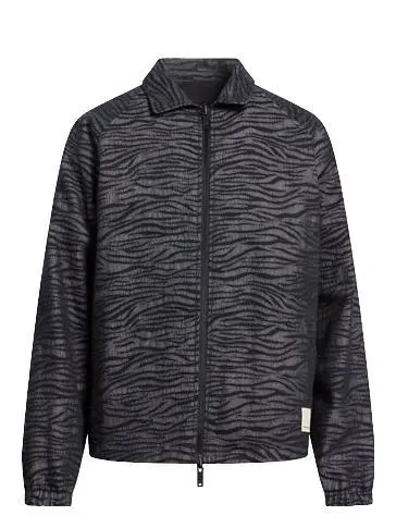 Emporio Armani Cotton Harrington Jacket - Navy