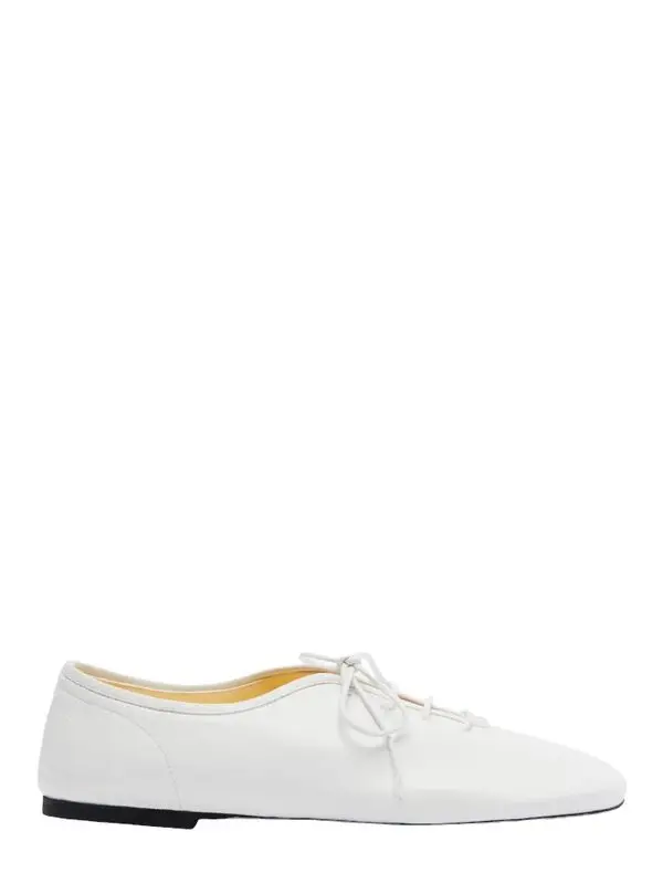 Proenza Schouler Leather Ballet Flats - White