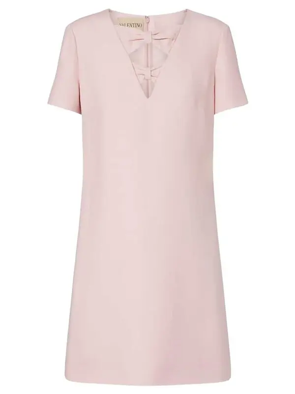 Valentino Garavani Crepe Couture Mini Dress - Pink
