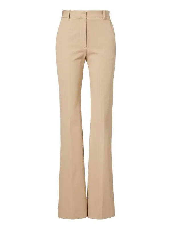 JOSEPH Tafira Gabardine Flared Pants - Beige
