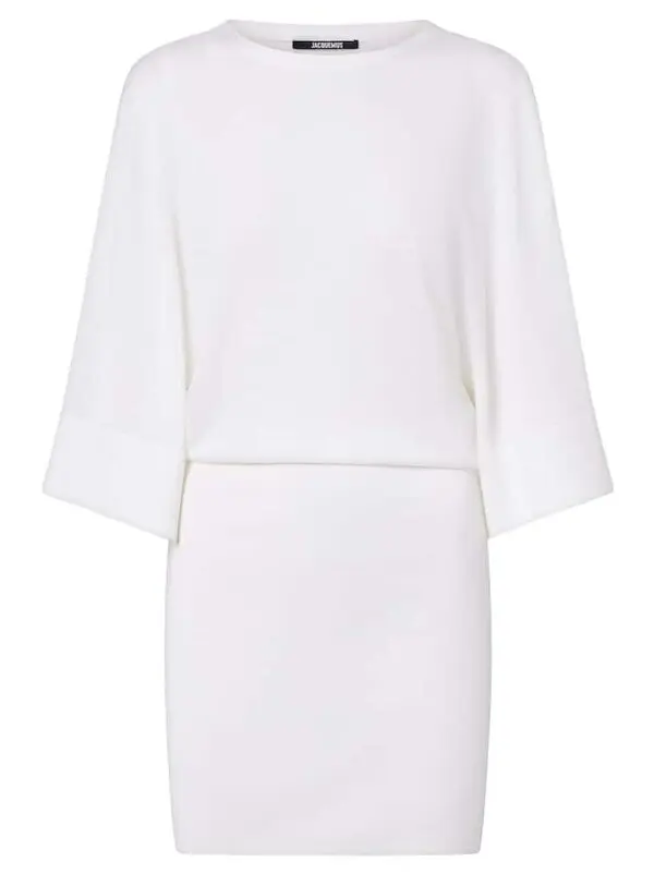 Jacquemus Mananco Mini Dress - White