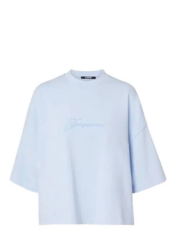 Jacquemus Pigmento Cotton Jersey T-shirt - Blue