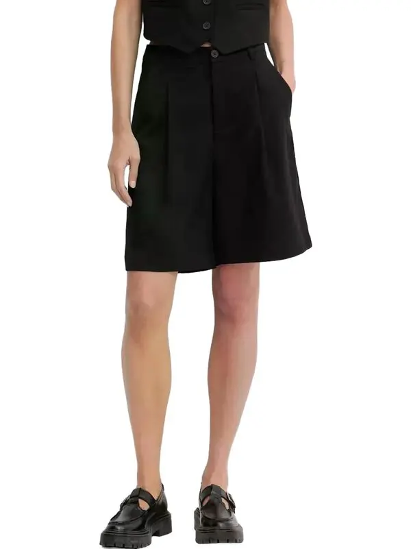 Marc O'polo Stripe-pattern Pleated Shorts - Black