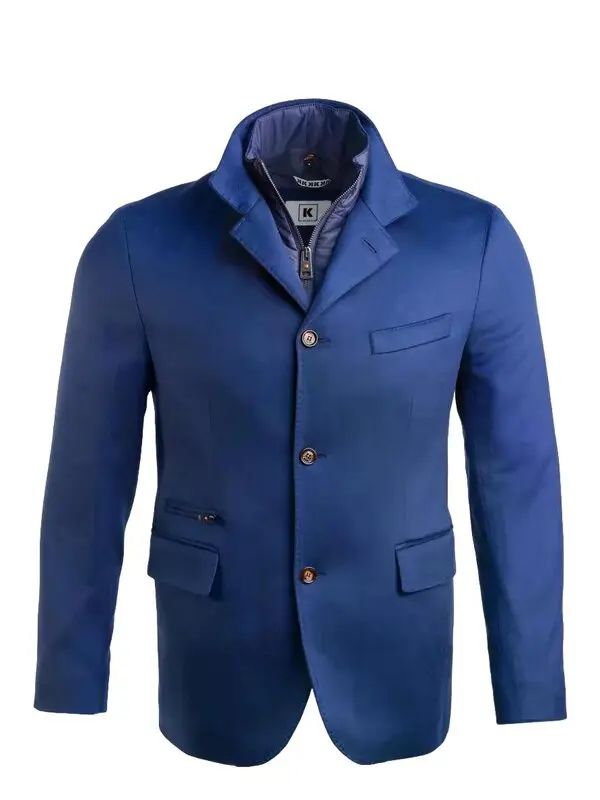 Kiton Tipas Cashmere Overcoat - Blue