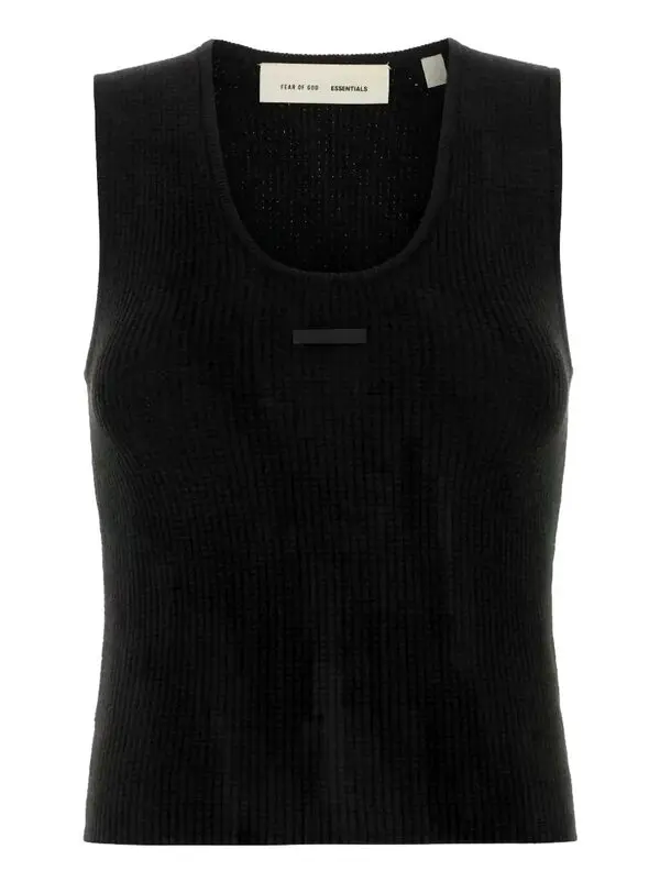 Fear Of God Ribbed Tank Top - Black