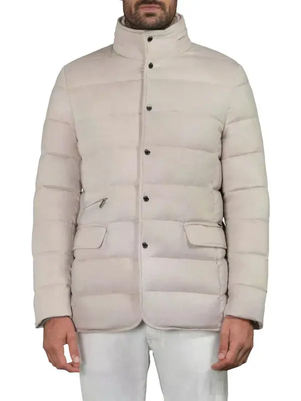 MOORER Ilvo Padded Jacket - Neutrals
