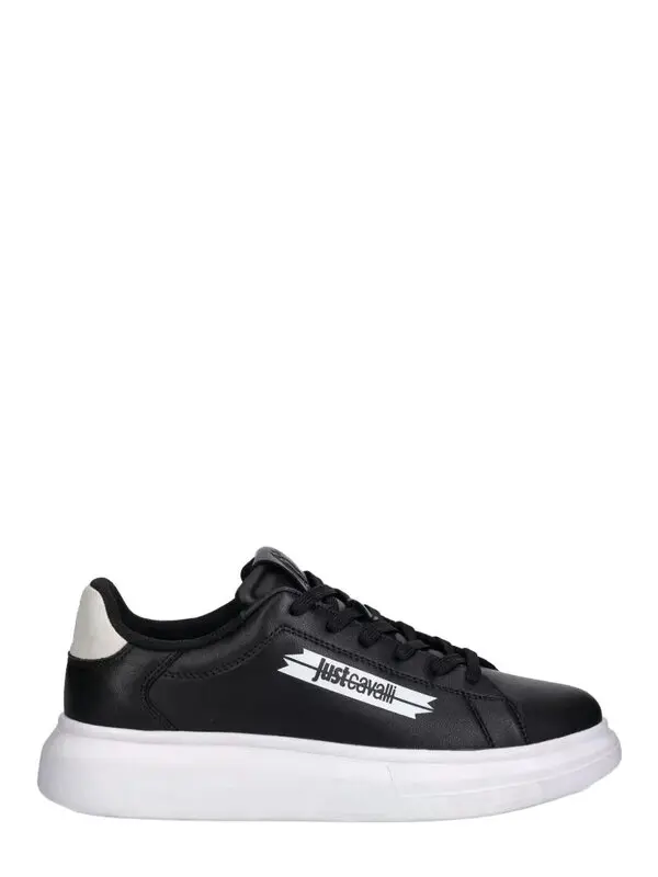 Just Cavalli Logo-print Sneakers - Black