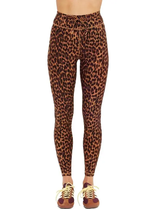 The Upside Malawi Animal-print Leggings - Brown