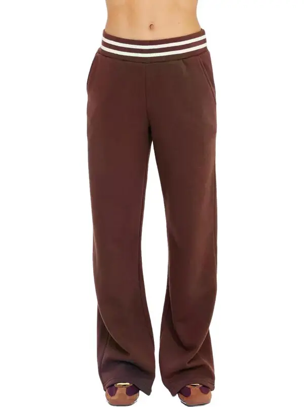 The Upside Toluca Willow Wide-leg Track Pants - Brown