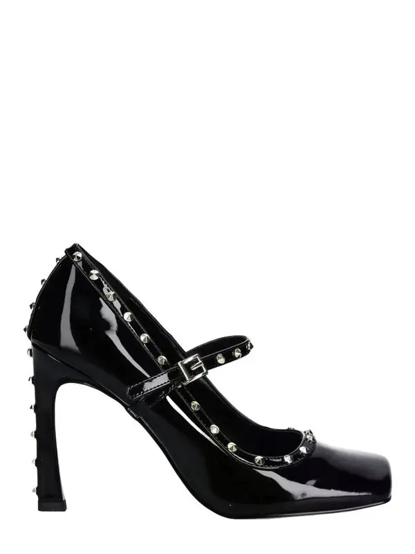 Just Cavalli Studded Buckle-strap Stiletto Pumps - Black
