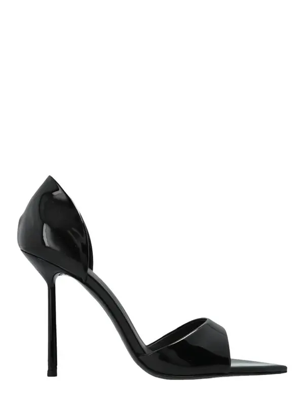 LE SILLA Pointed Open-toe Stiletto Pumps - Black