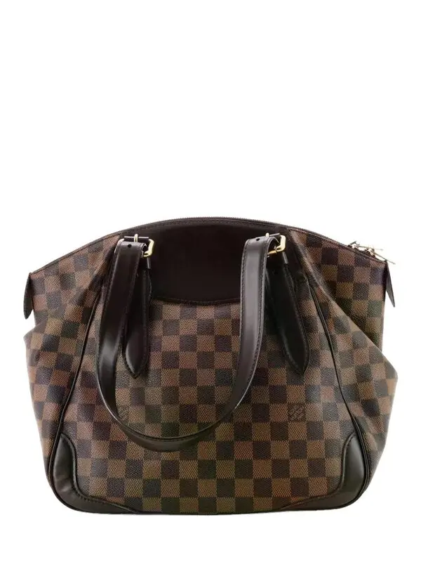 LOUIS VUITTON Verona Handbag Damier Mm - Brown