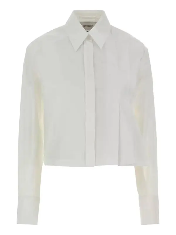 Sportmax Certo Poplin Shirt - White