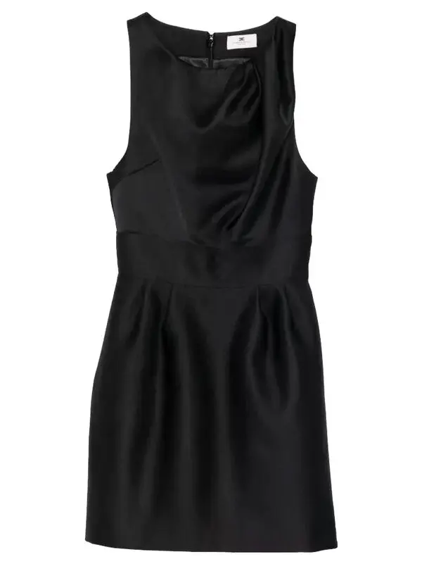 Elisabetta Franchi Sleeveless Mini Dress - Black