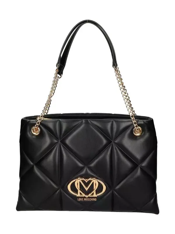 Moschino Quilted Tote Bag - Black