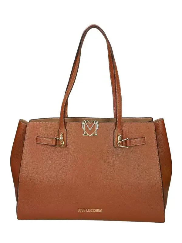 Moschino Logo-detail Tote Bag - Brown