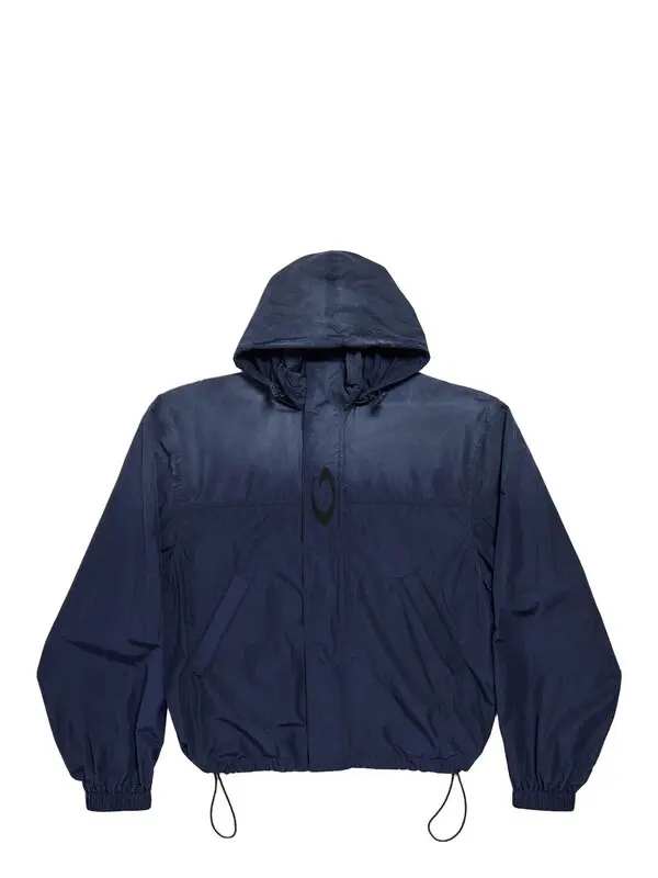 Balenciaga Hooded Rain Jacket - Blue
