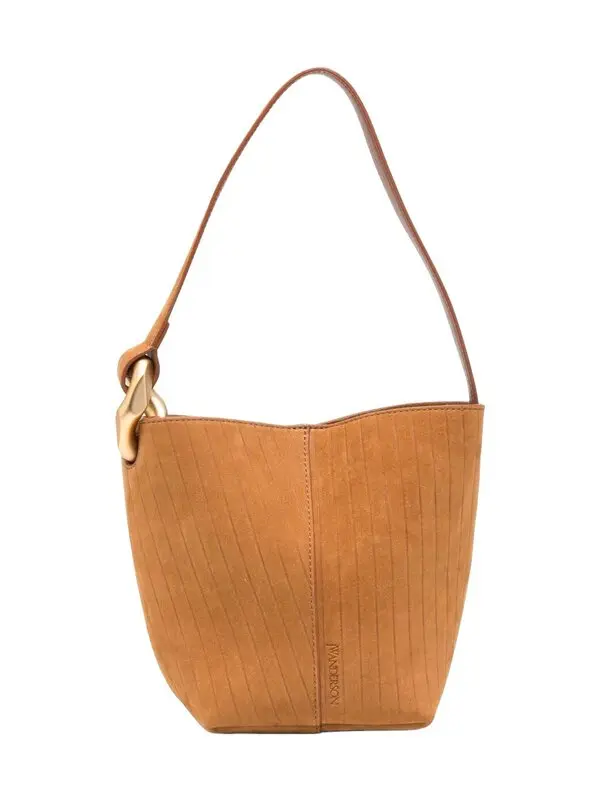 J.W.ANDERSON The Jwa Corner Small Bucket Bag - Brown