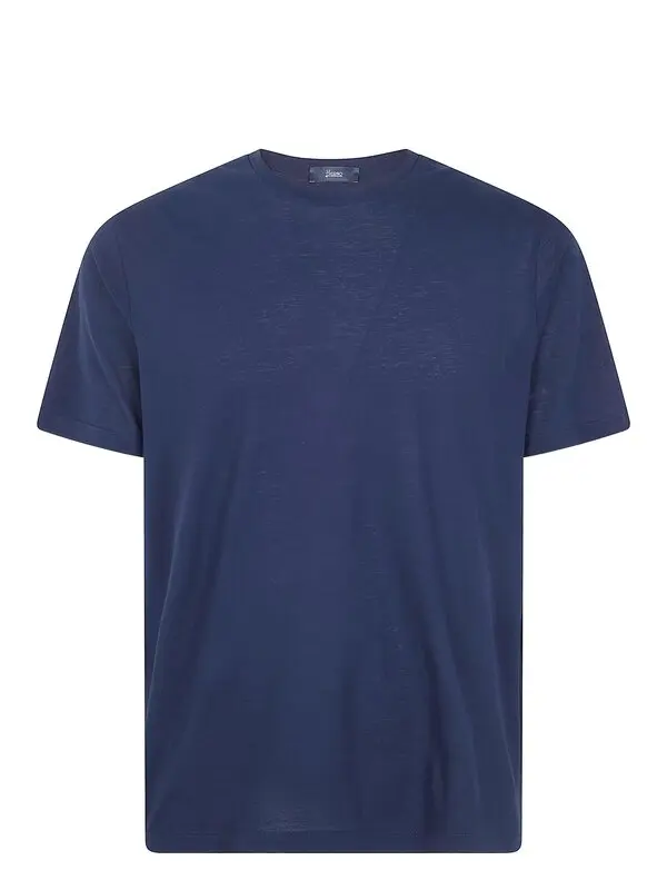 Herno Crepe De Chine T-shirt - Blue