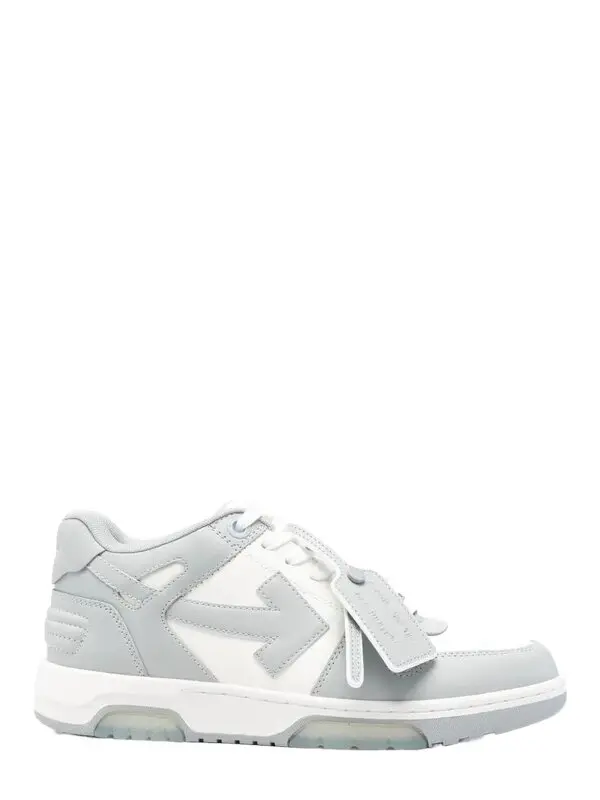 Off White Out Of Office Calf Leather Sneakers - White