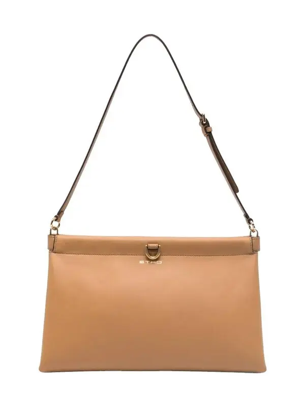 Etro Calf Leather Shoulder Bag - Brown