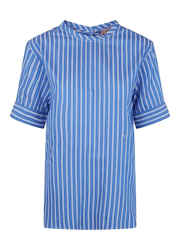 N.21 Canvas Blouse - Blue