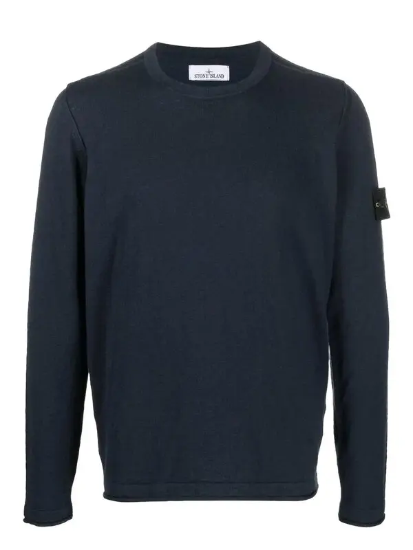 Stone Island Crew Neck Sweater - Blue