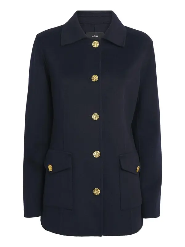 ARMA Merino Wool Alexandra Jacket - Navy