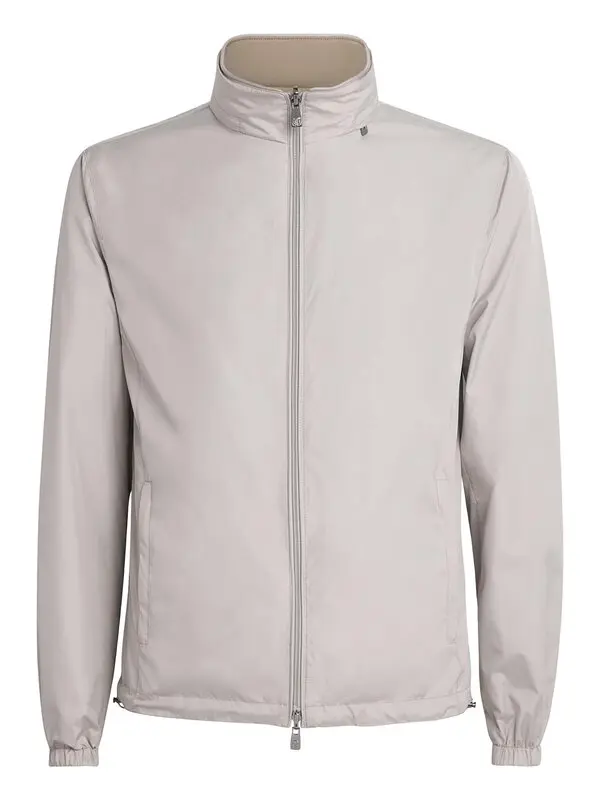 Corneliani Water-resistant Bomber Jacket - Grey
