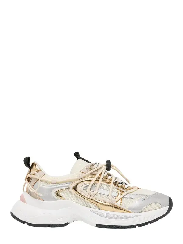 DOLCEVITA Selmar Sneakers - Silver Gold Leather
