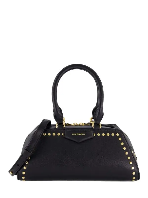 Givenchy Antigona Ew Mini Leather Handbag - Black