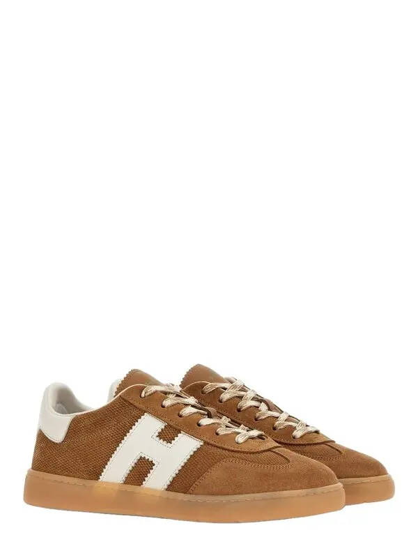 Hogan Leather Sneakers - Brown