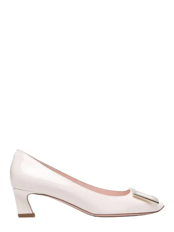 ROGER VIVIER Trompette Leather Pumps - Pink