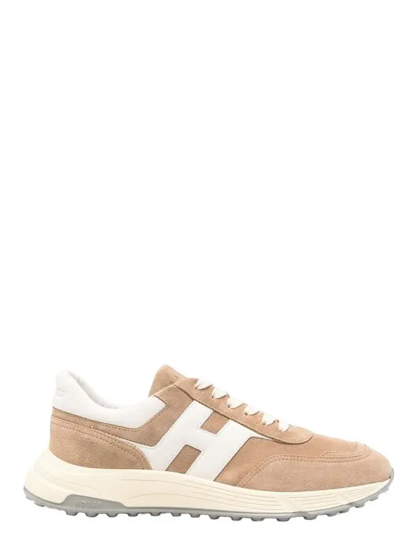 Hogan Hyperlight Leather Sneakers - Beige