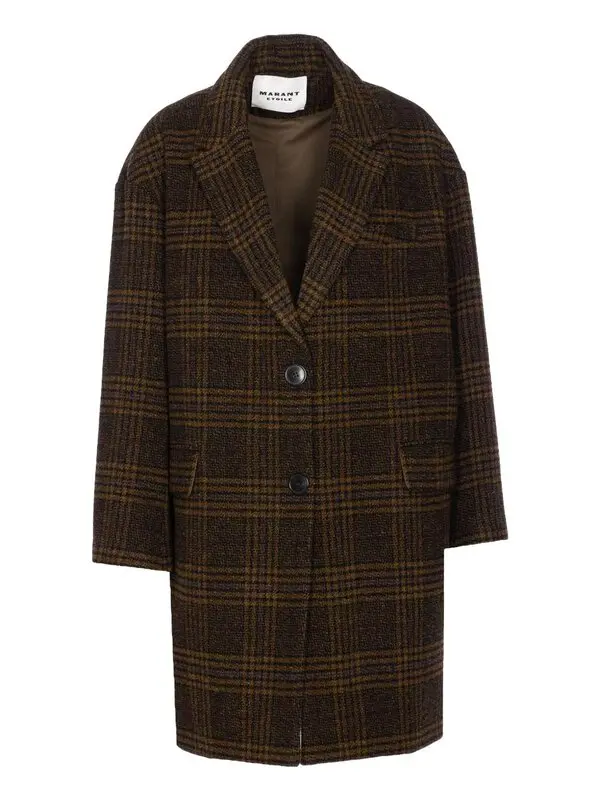 MARANT ETOILE Limiza Wool Coat - Green