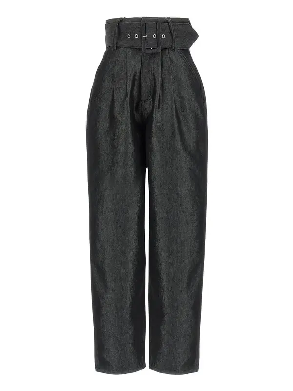 Remain Birger Christensen High-waist Wide Leg Jeans - Black